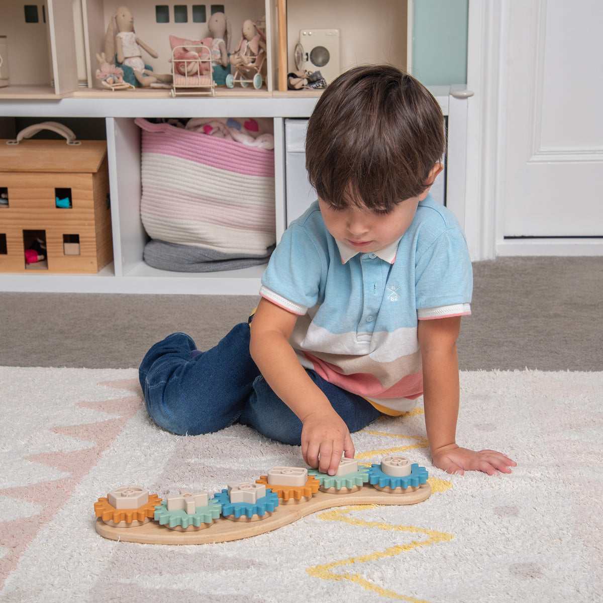 SiliSoft® Gears Puzzle (Neutral) – tickit®