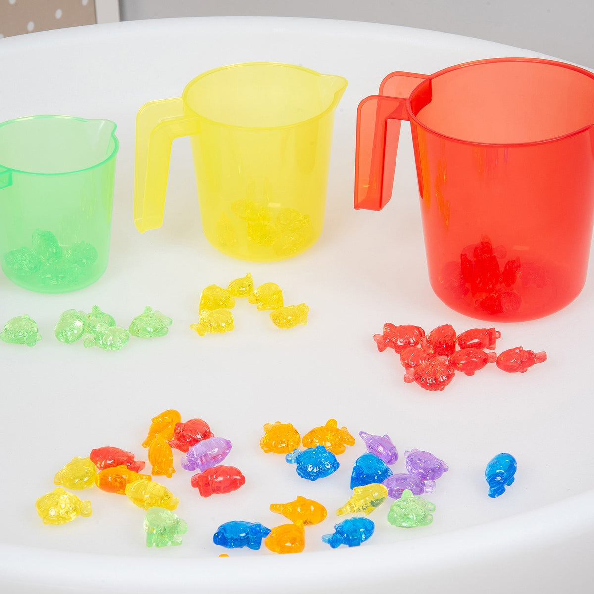 tickit® Translucent Colour Nesting Jugs - Pack of 3