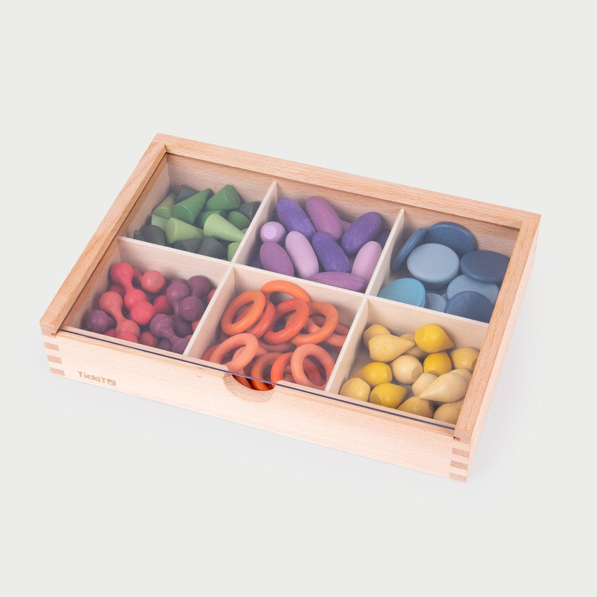 tickit® Wooden Treasures Sorting Set