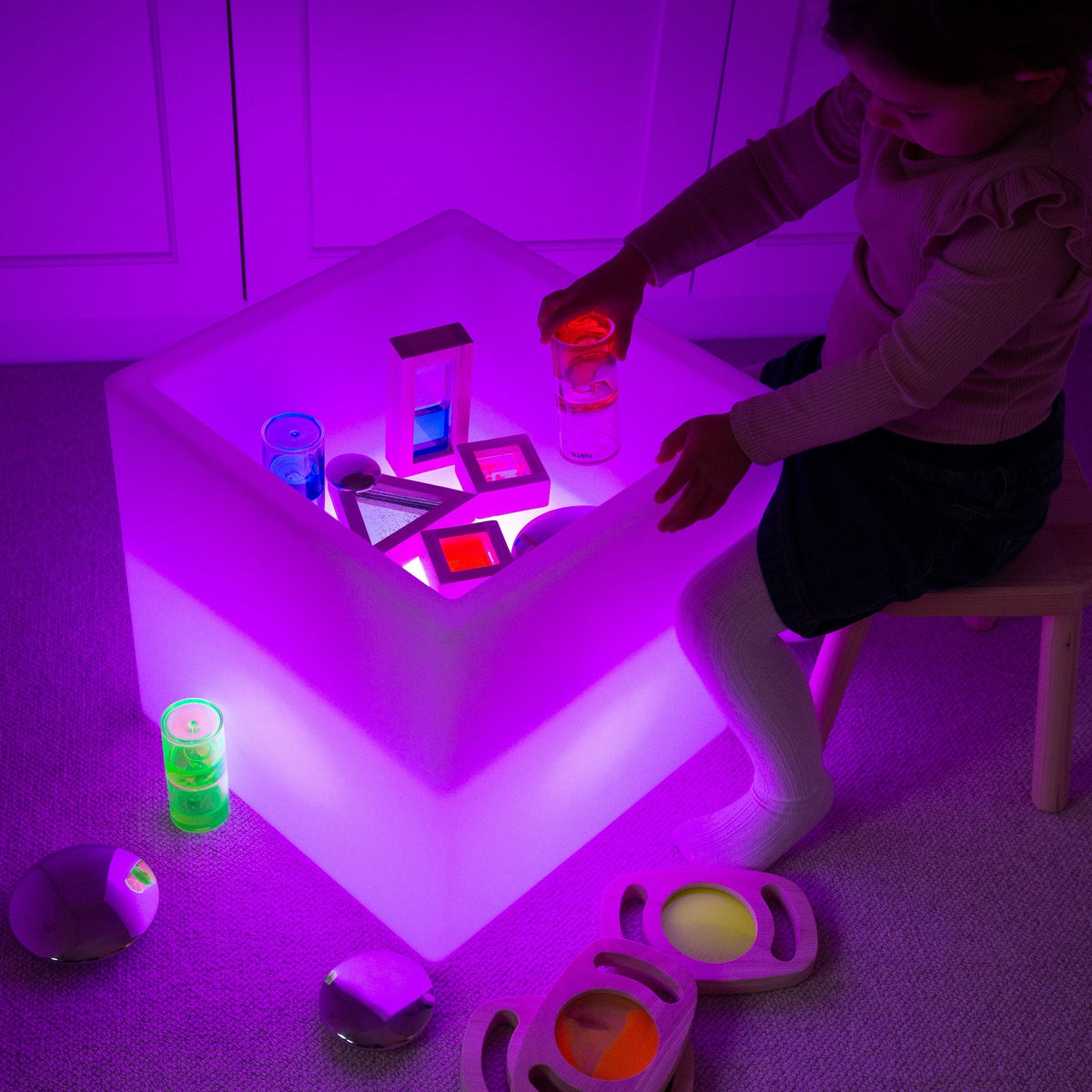 tickit® Sensory Glow Play Cube