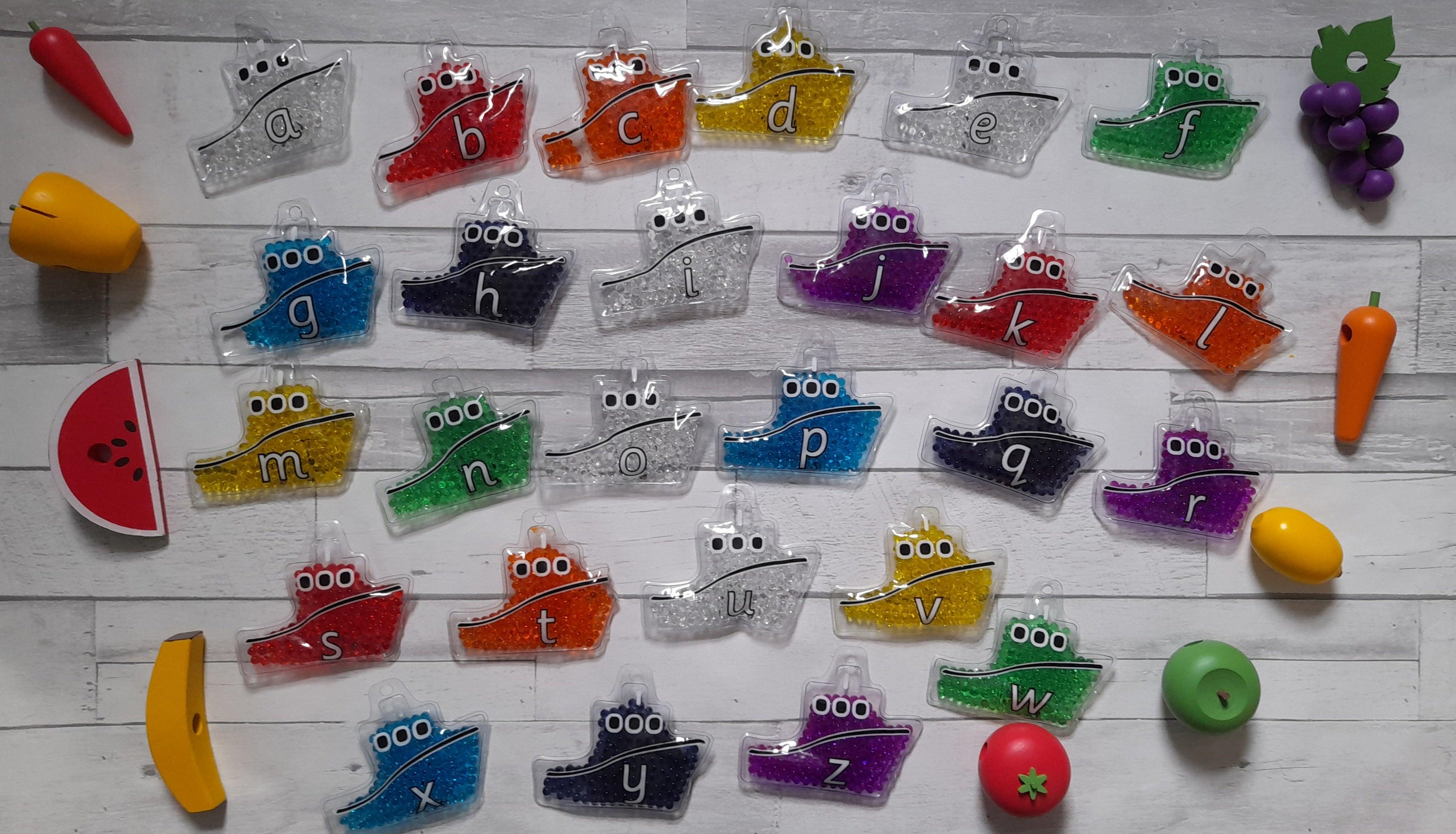 TickiT Rainbow Gel Alpha Boats Activity Guide By Laura Ballantyne – tickit®