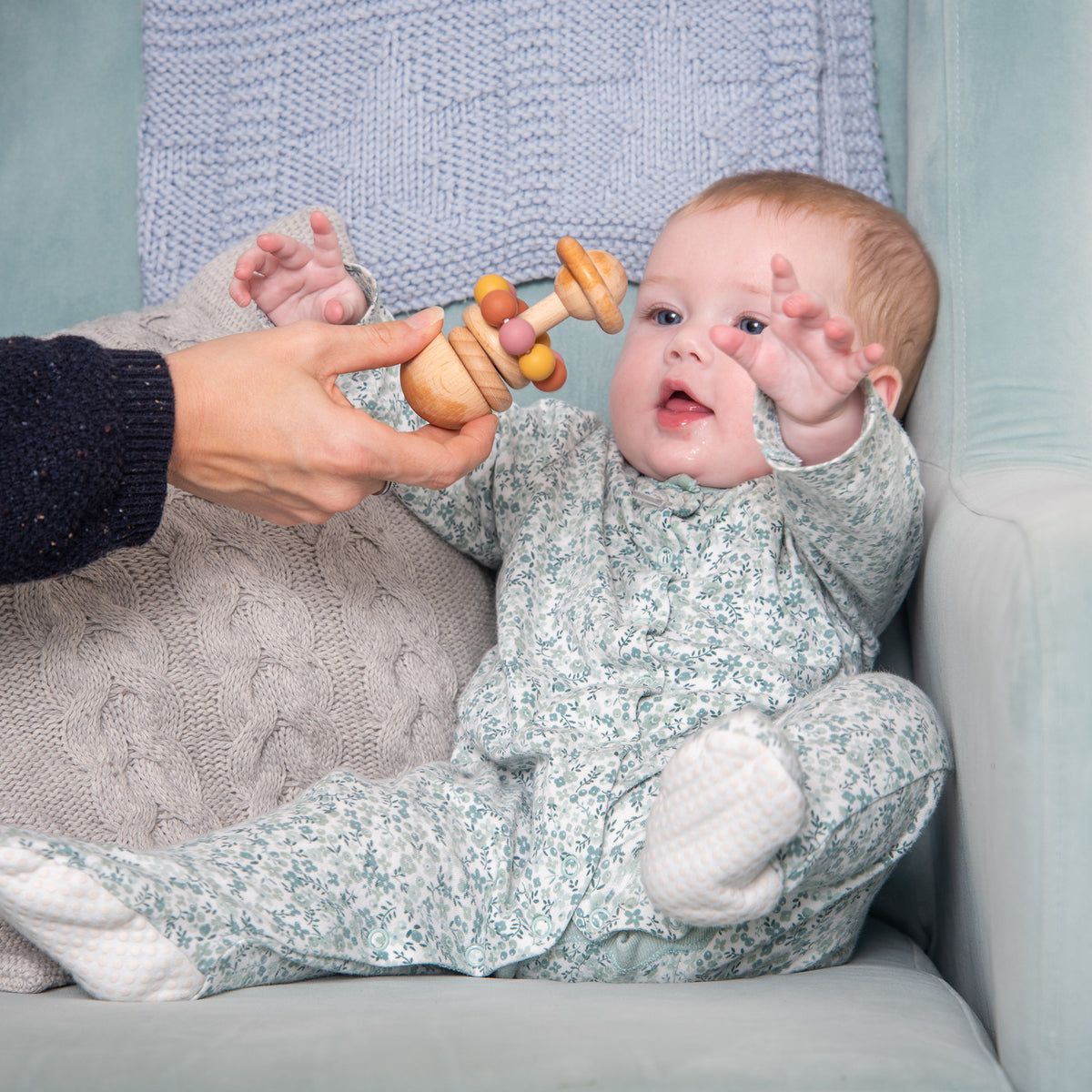 SiliSoft® Bead Rattle (Earth) – tickit®