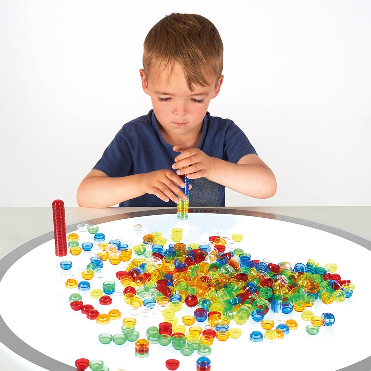 tickit® Translucent Stackable Counters