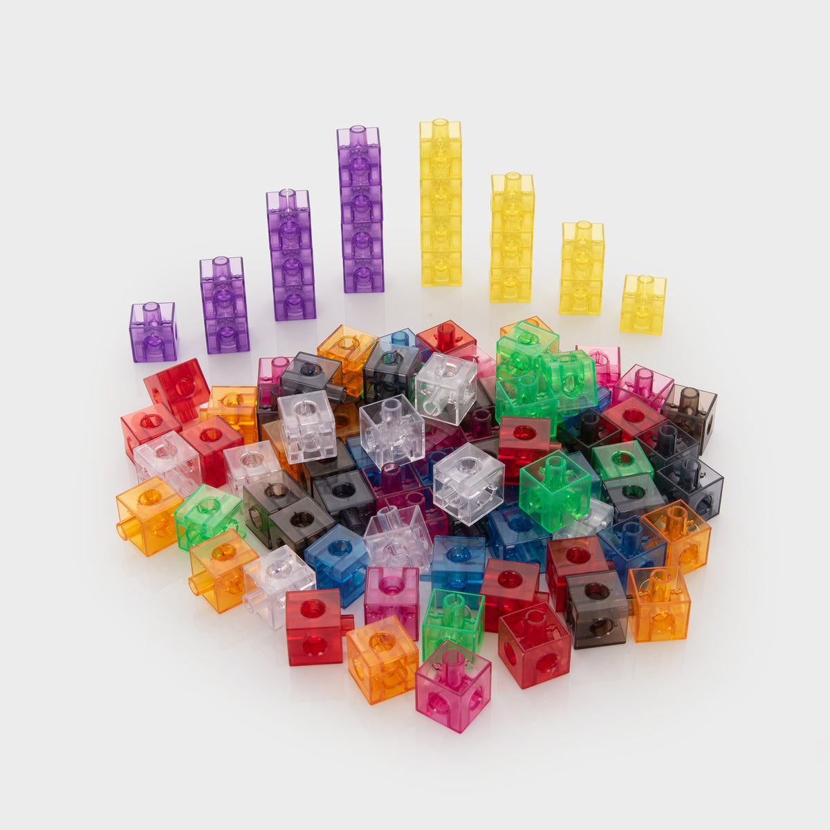 Translucent Colour Linking Cubes – tickit®