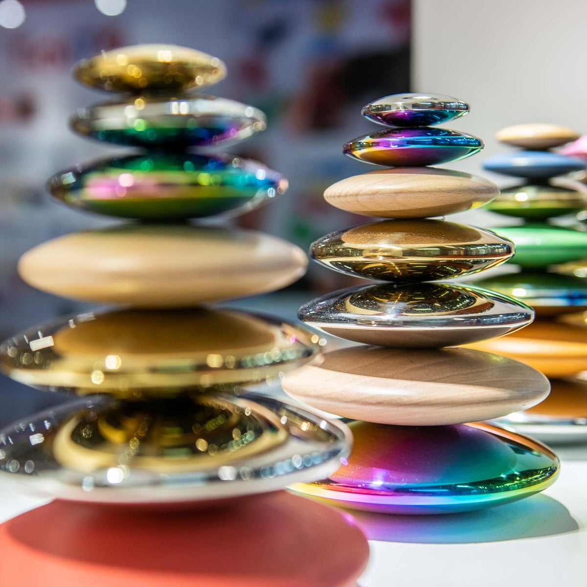 tickit® Rainbow Wooden Buttons