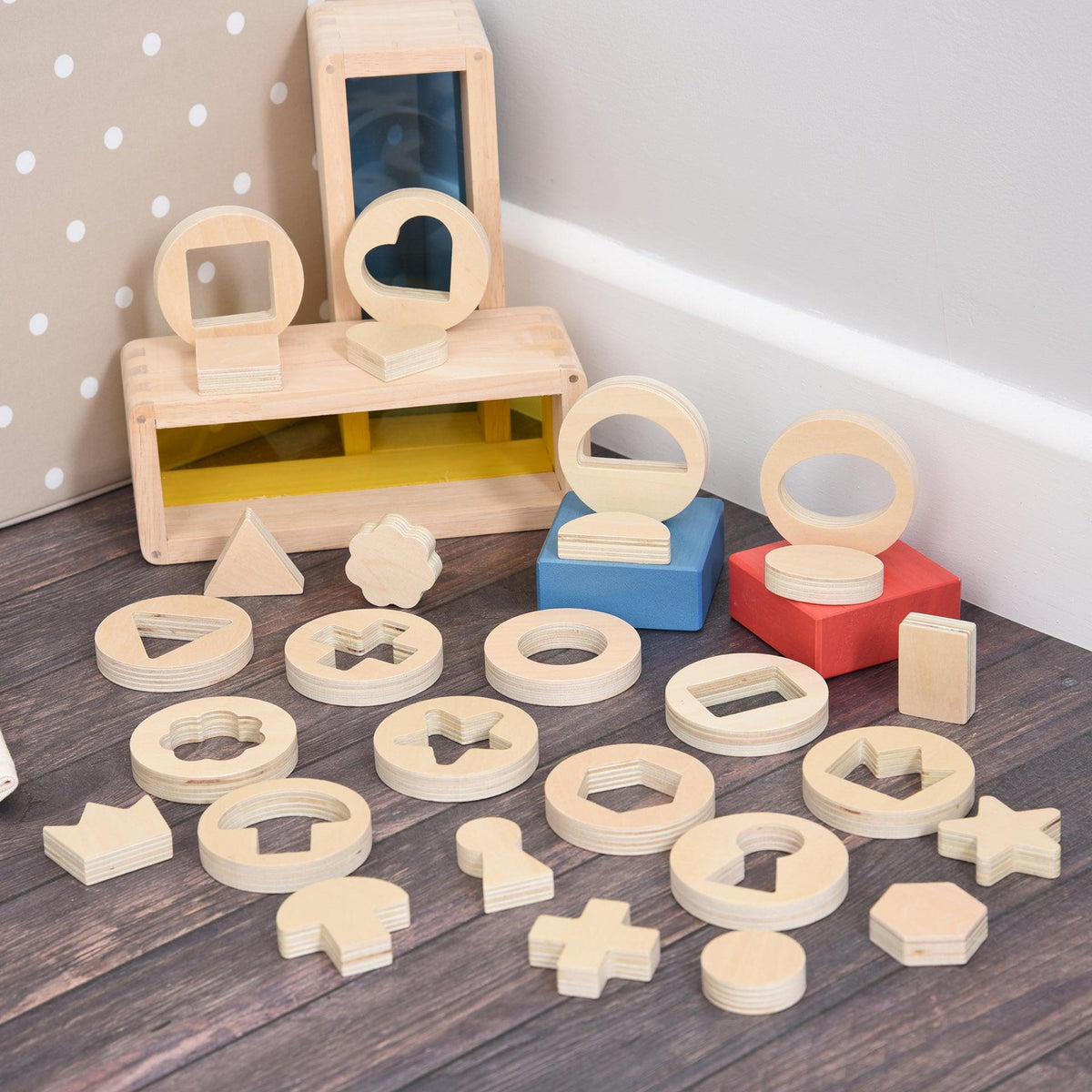 tickit® Inside Outside Wooden Shapes