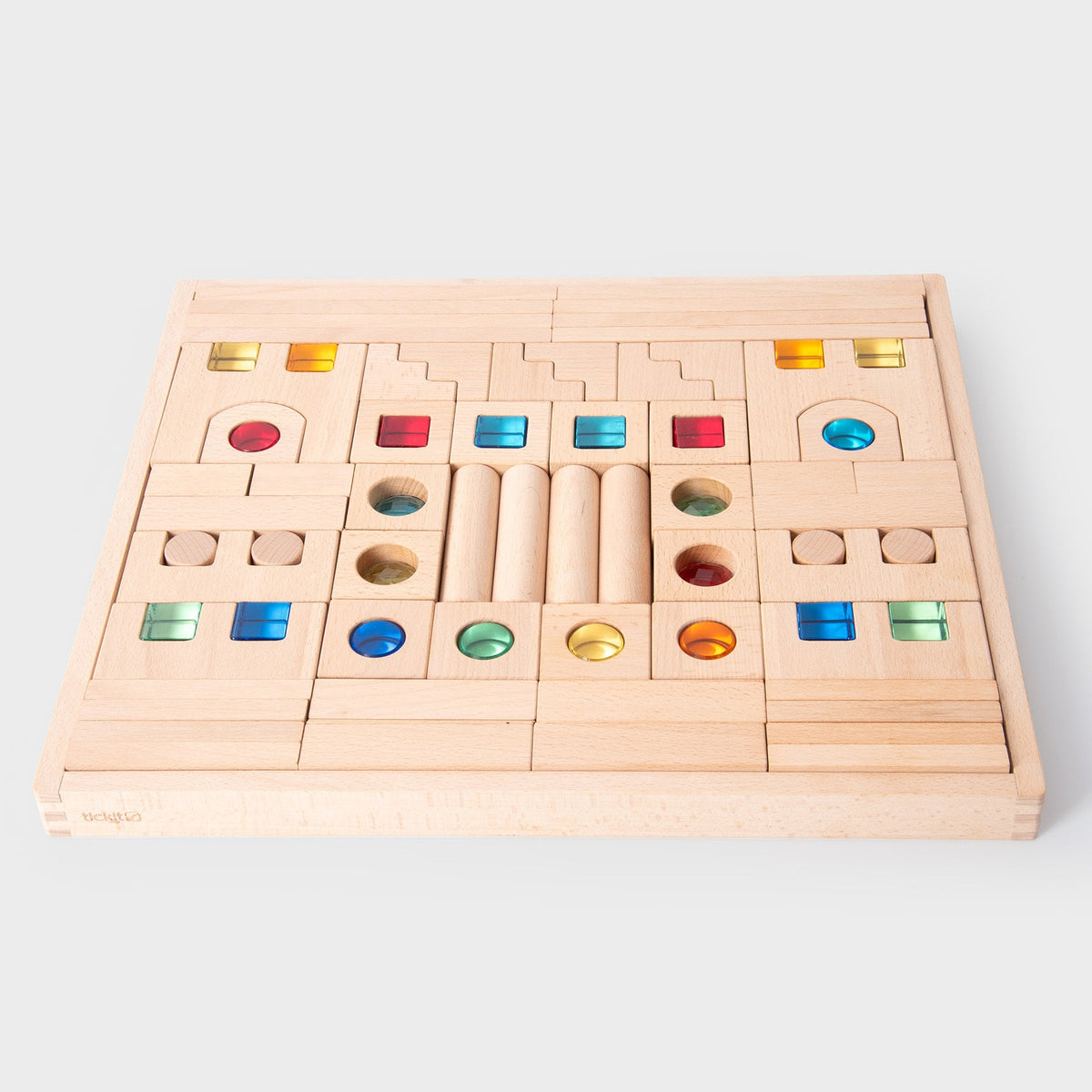 Wooden Building Gem Blocks Super Set – tickit®