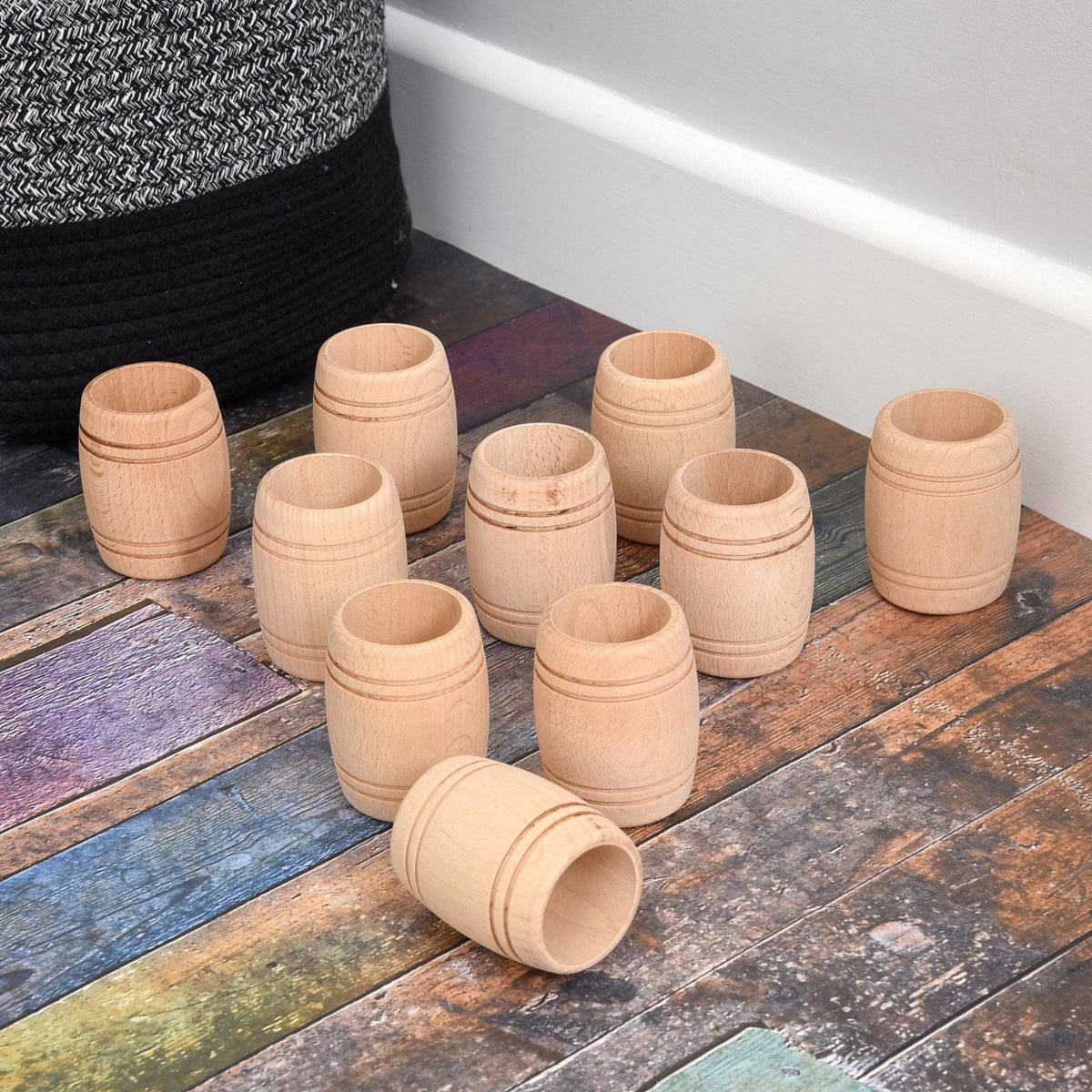tickit® Natural Wooden Barrels