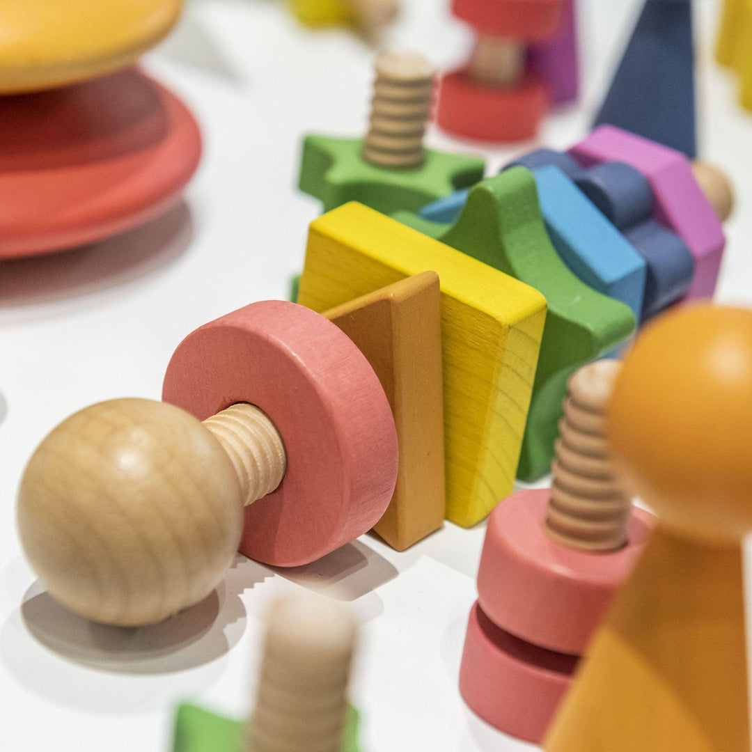 tickit® Rainbow Wooden Shape Twister